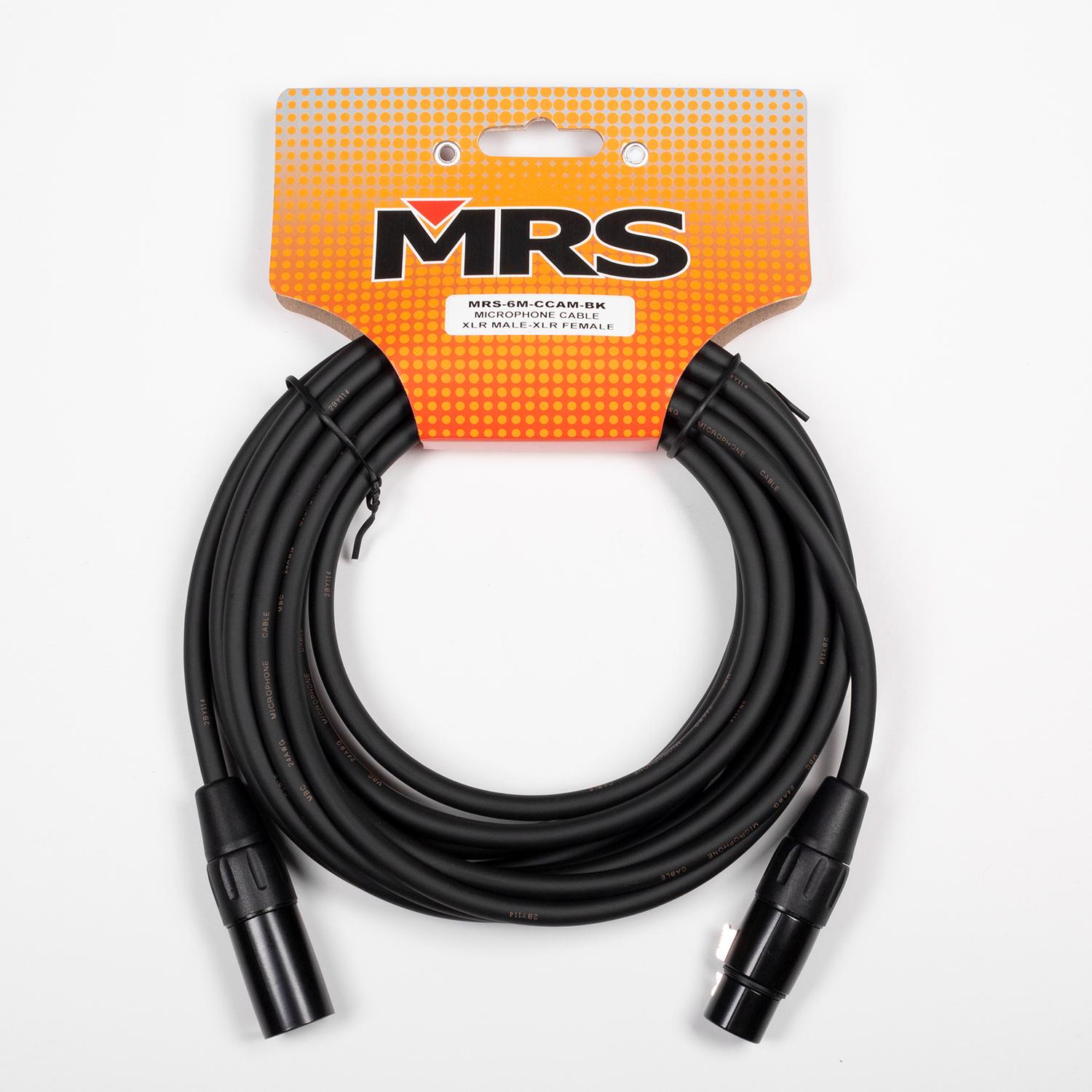 Cable para Micrófono de 6 m XLR MRS-6M-CCAM-BK MORRISON – Hermes Music Club